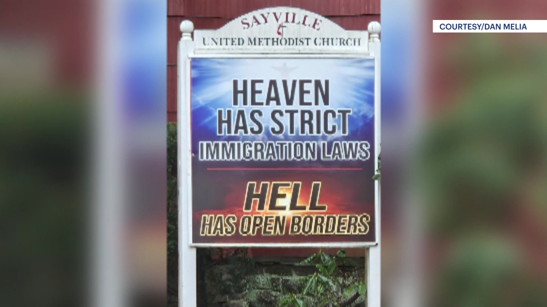 Controversial sign taken down from Sayville church leaves some in ...
