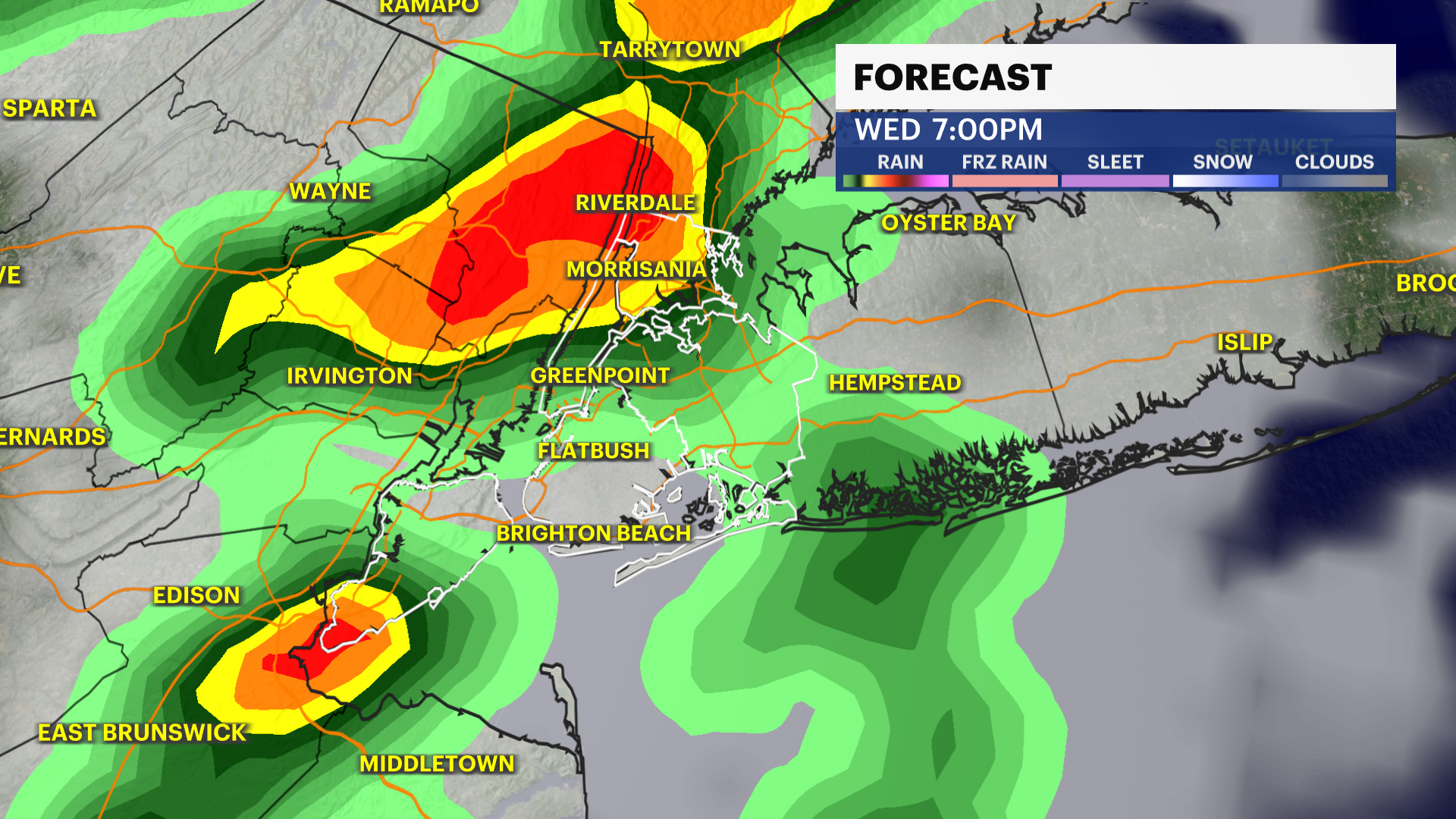 Sunny start on Wednesday before rainy weather arrives in the evening ...