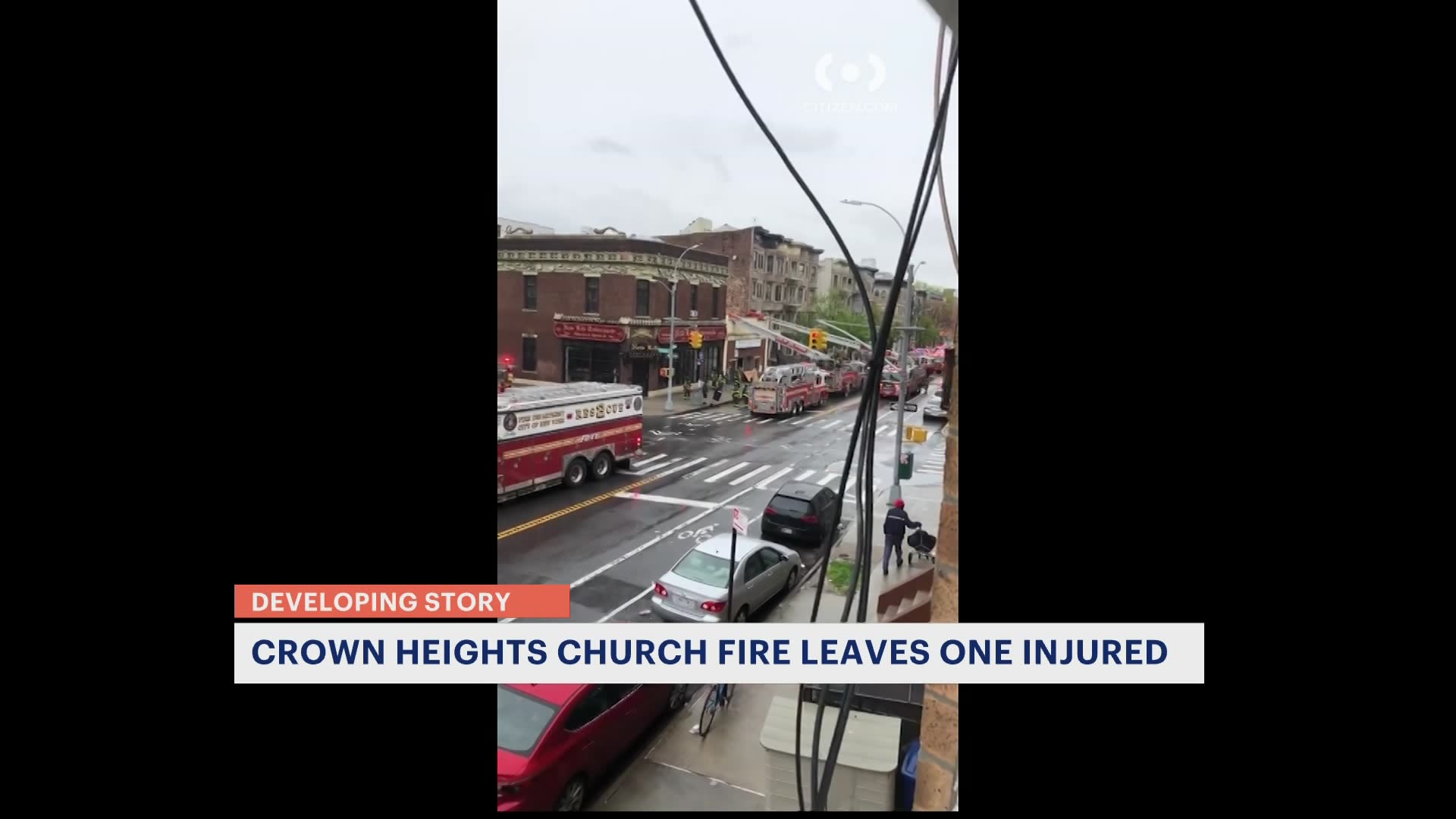 FDNY: 1 hurt in Crown Heights church fire