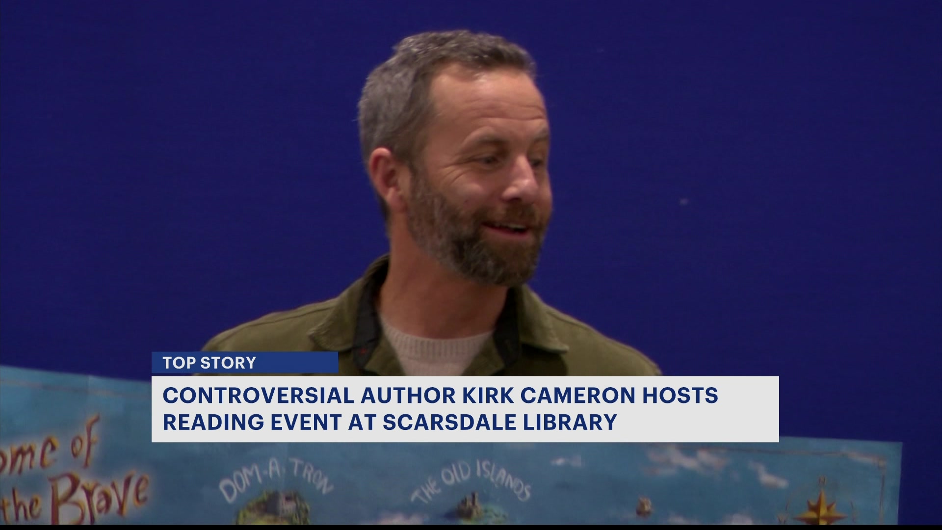 News 12 | Bronx | Crowd Gathers For Kirk Camerons Controversial Book ...