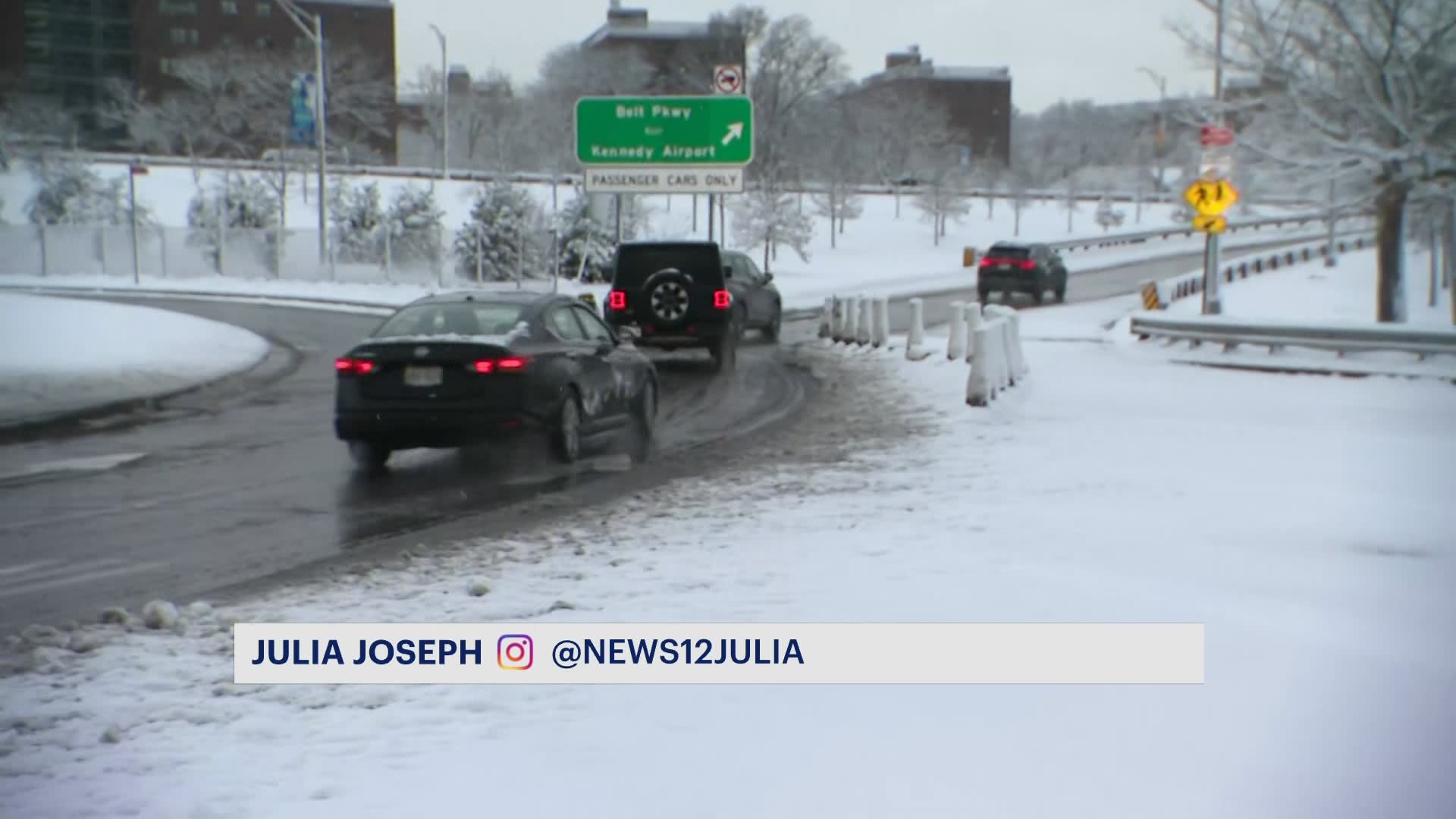 Thunderbolt 12: Tracking snowy road conditions at Canarsie Pier