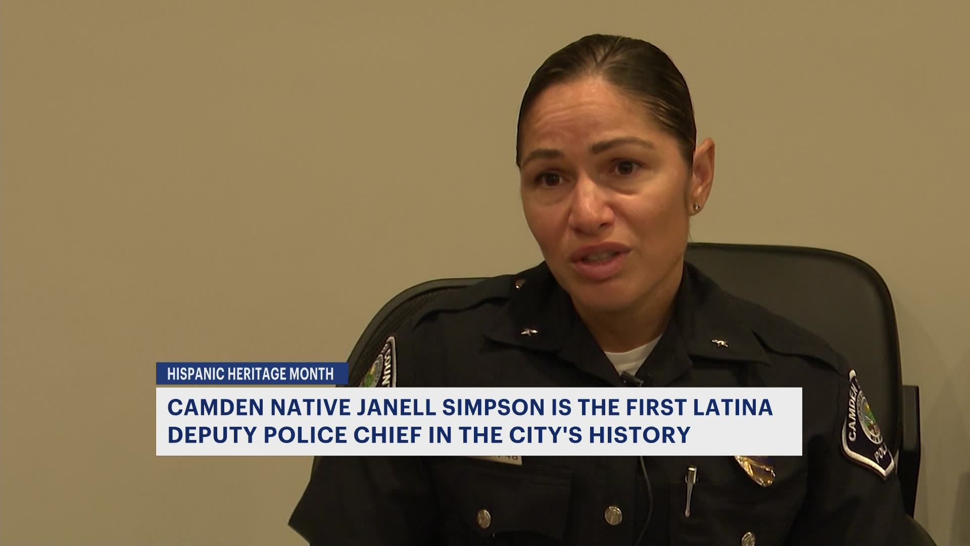 Camden native makes history as city's 1st Latina deputy police chief