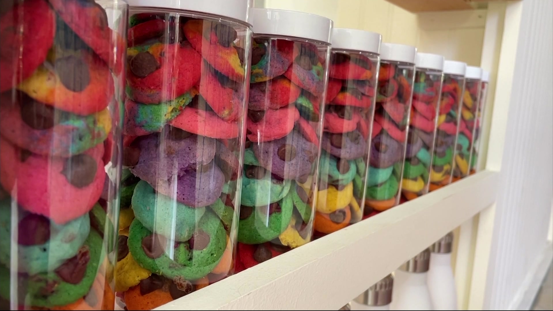 Baked in Color: Larchmont cookie shop sells popular rainbow cookies for ...