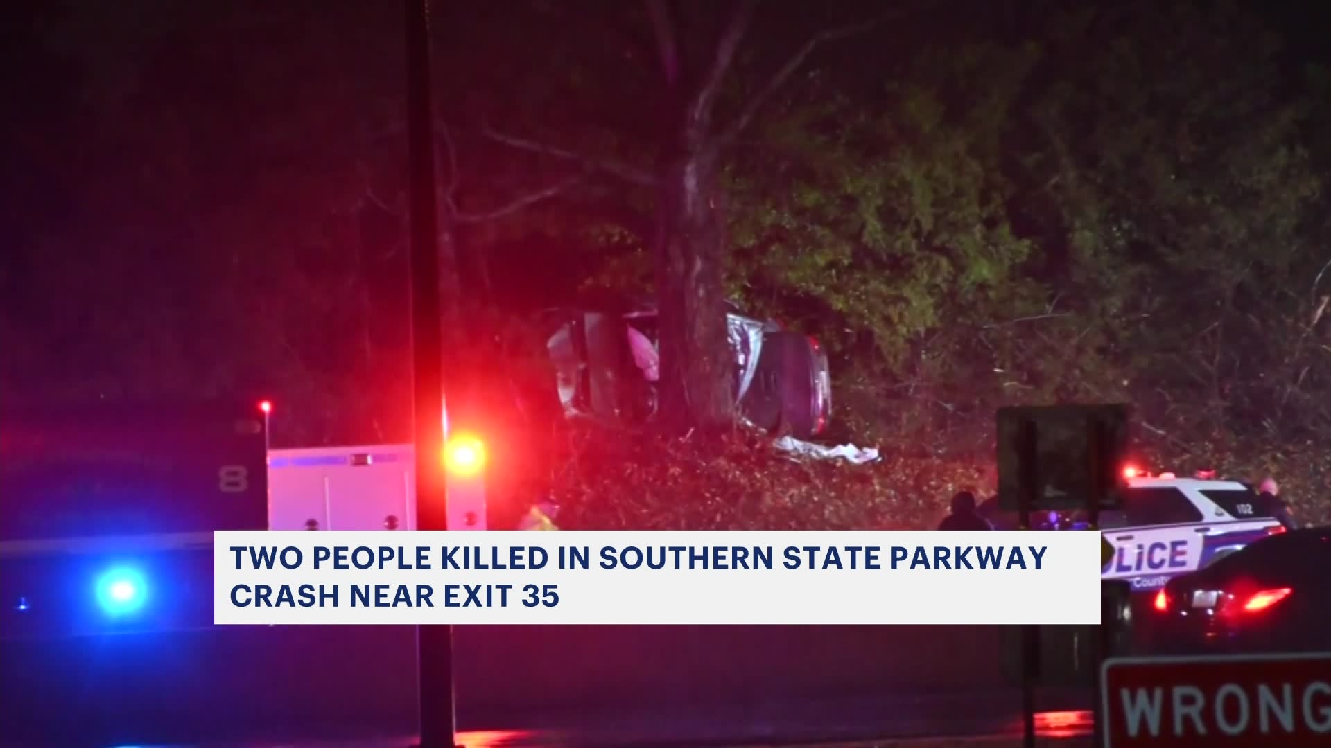 State Police Ids Victims Of Fatal Southern State Parkway Crash As 2