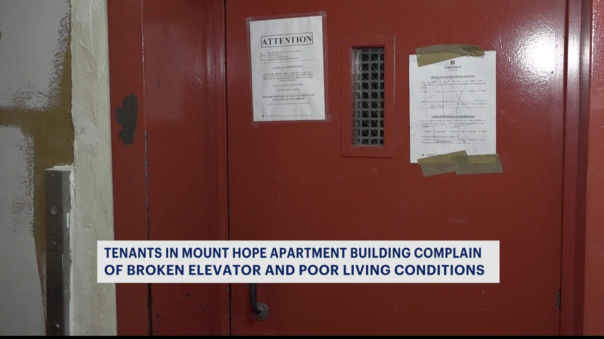 News 12 | Bronx | Mount Hope Tenants Say Elevator Has Been Down For ...