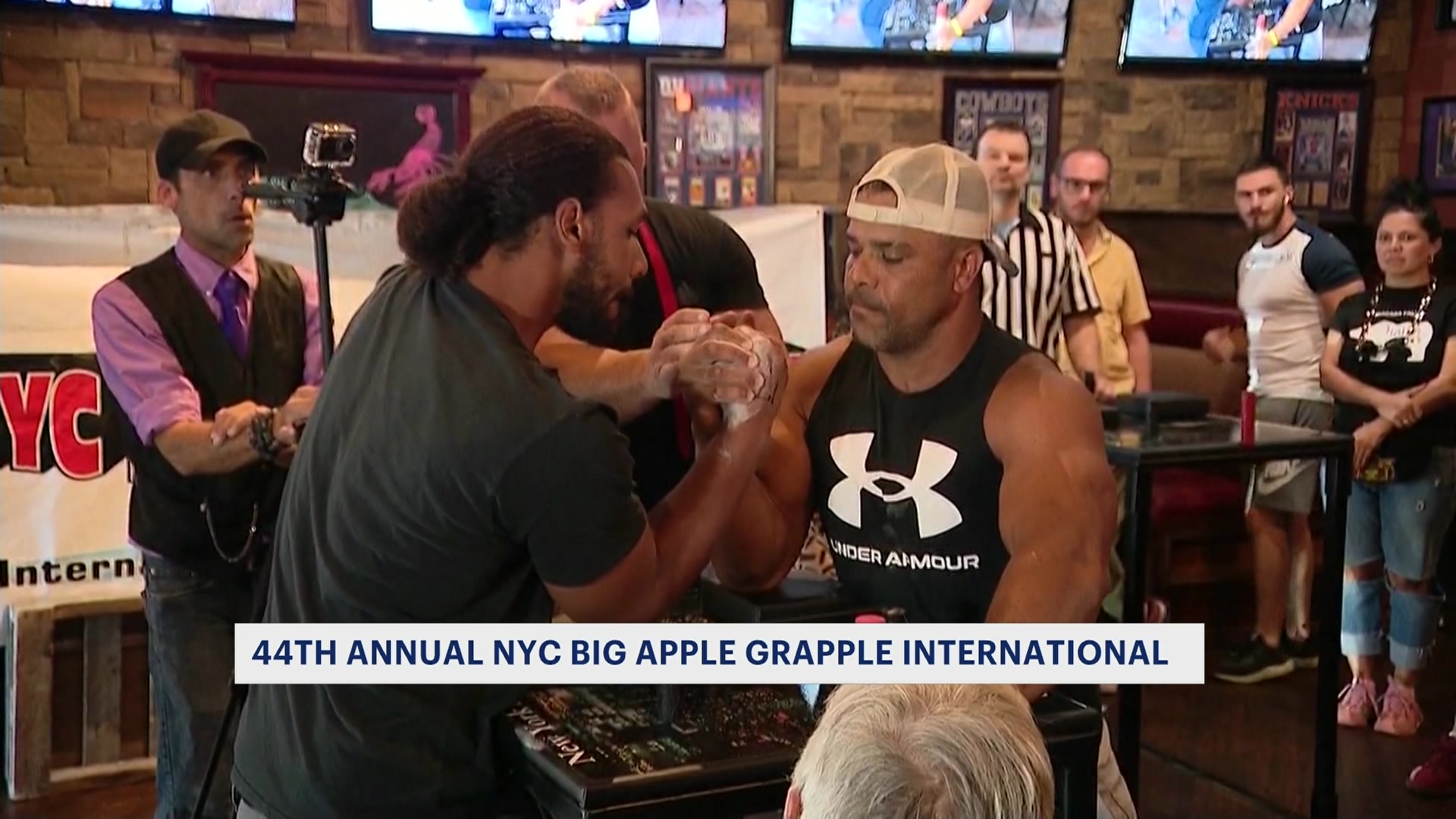 News 12 | Bronx | Arm Wrestlers Display Their Strength At 44th Annual ...