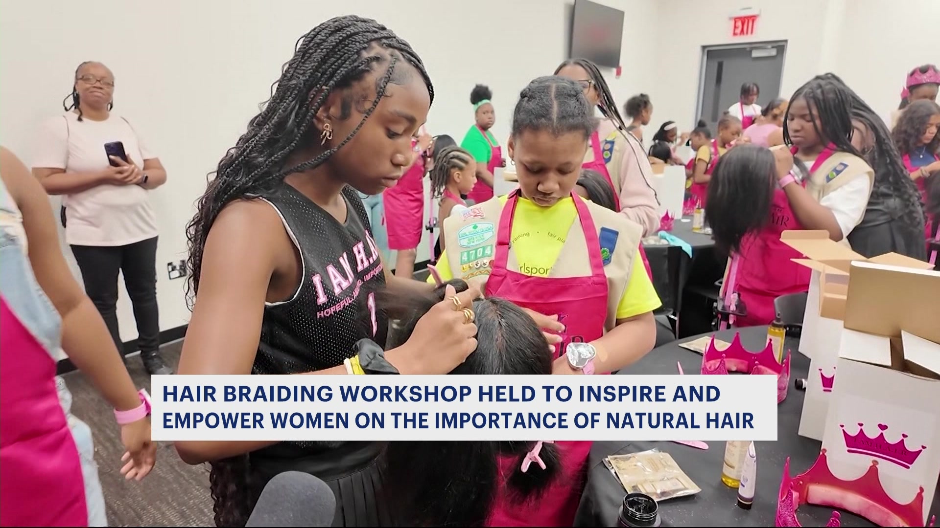Hair braiding workshop looks to inspire the youth