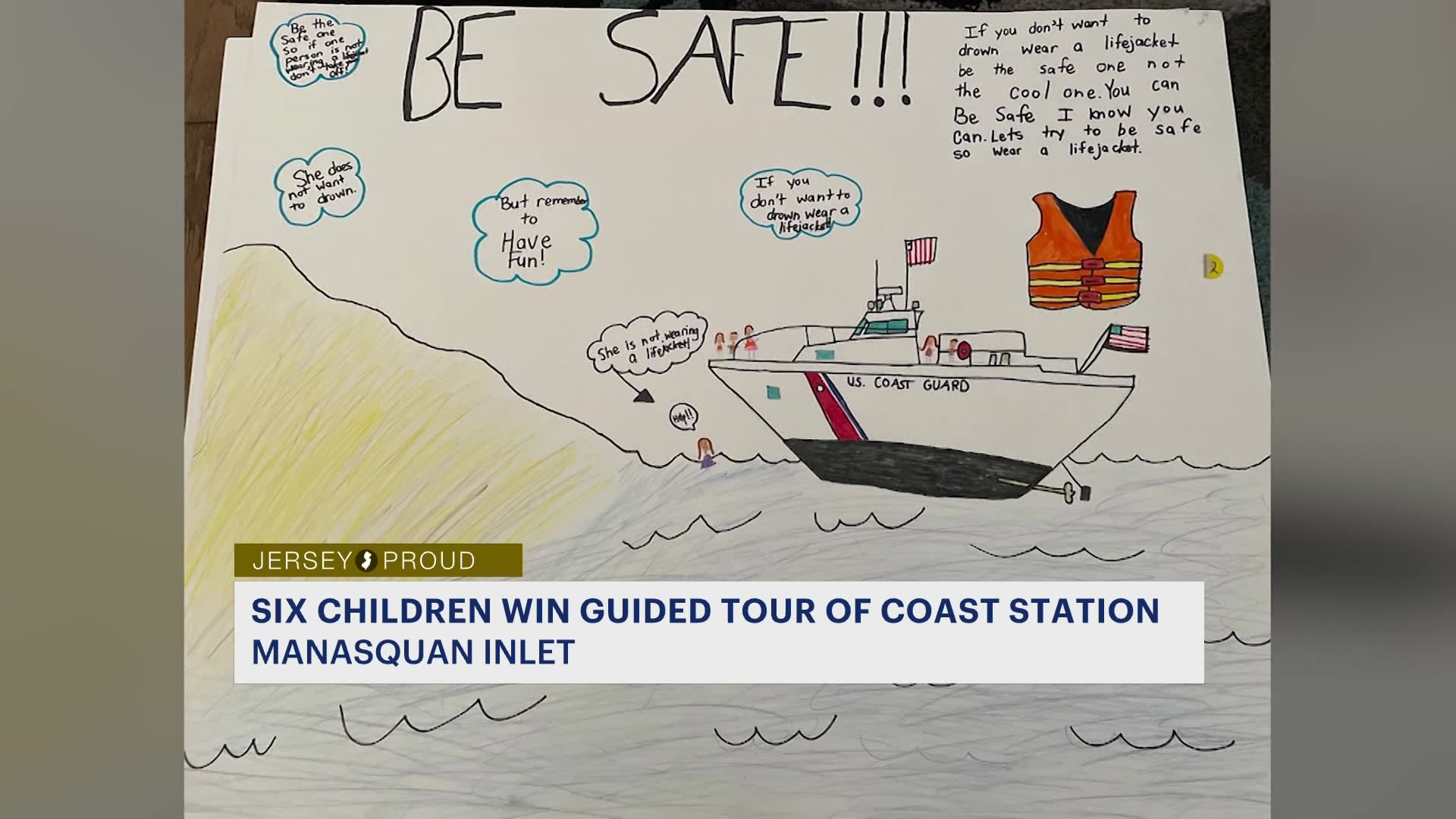 Jersey Proud: Coast Guard holds annual boating safety poster contest