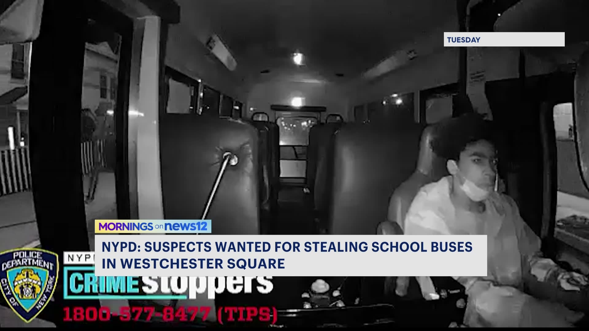 Police: 2 suspects wanted for school bus robbery