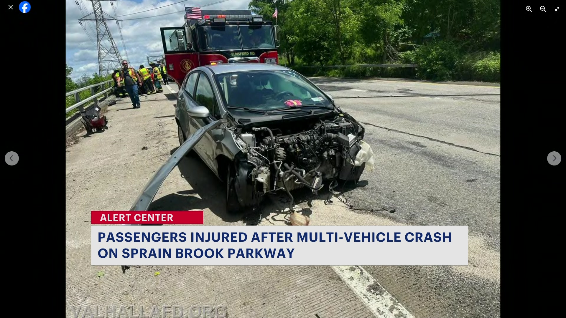 Multiple cars destroyed in Sprain Brook Parkway crash