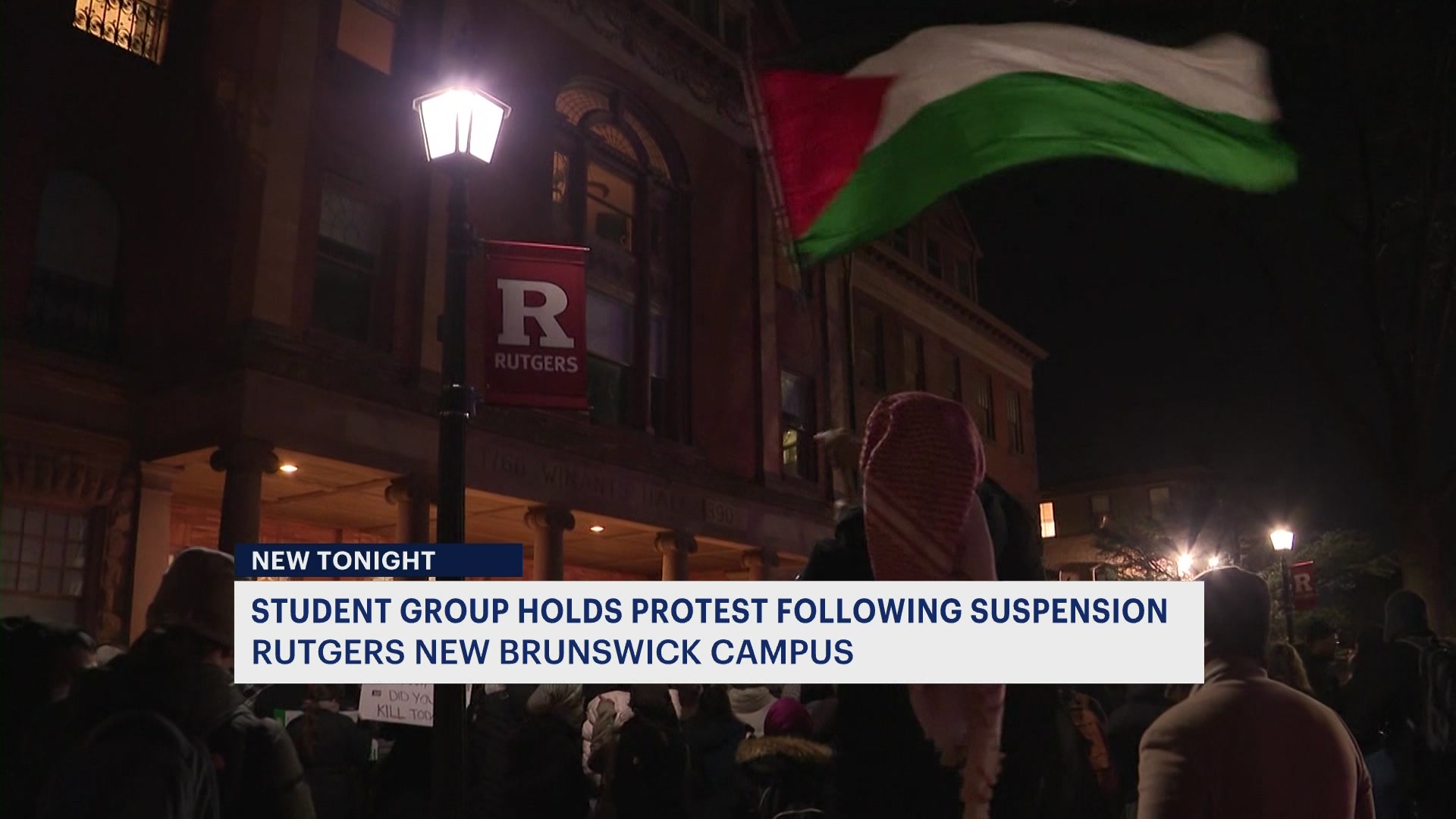 News 12 | Bronx | Pro Palestinian Group Protests At Rutgers University ...