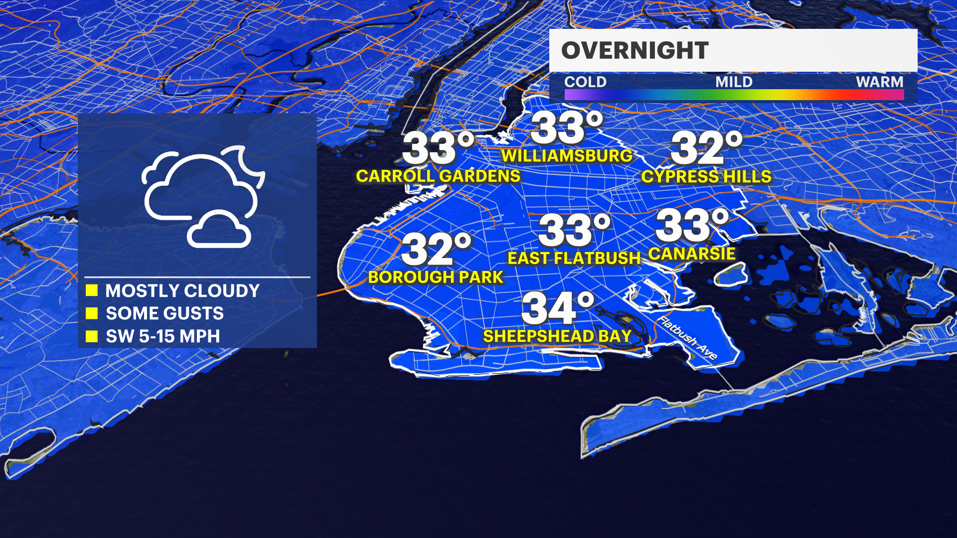 Weather whirlwind continues in Brooklyn