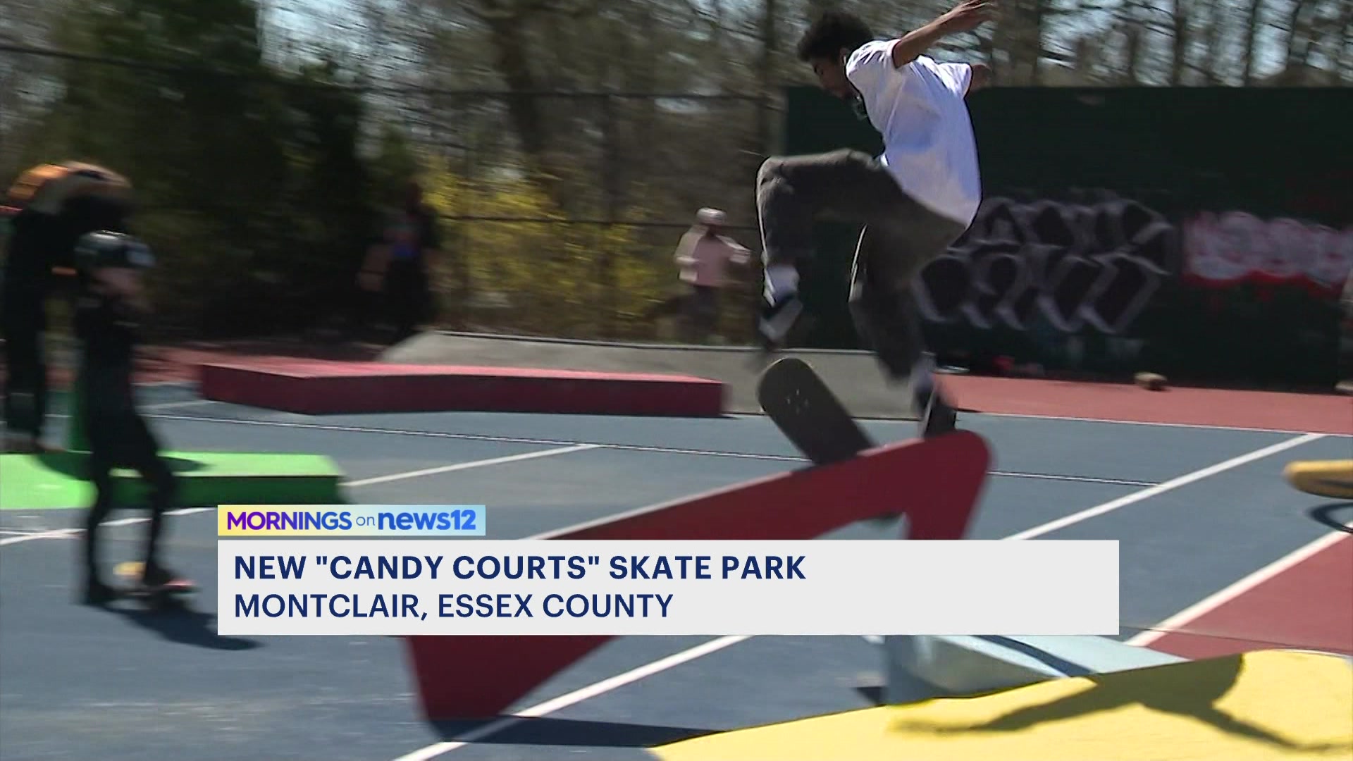 New ‘Candy Courts’ skatepark officially opens in Montclair
