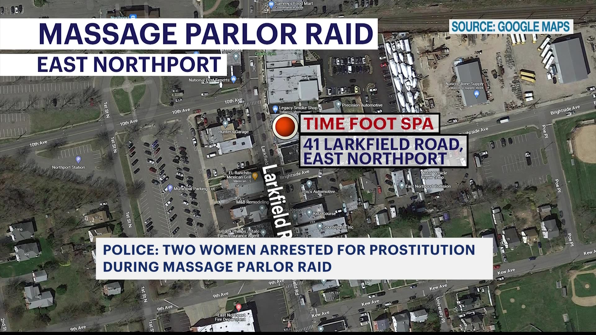 2 Women Face Prostitution Charges Following East Northport Massage