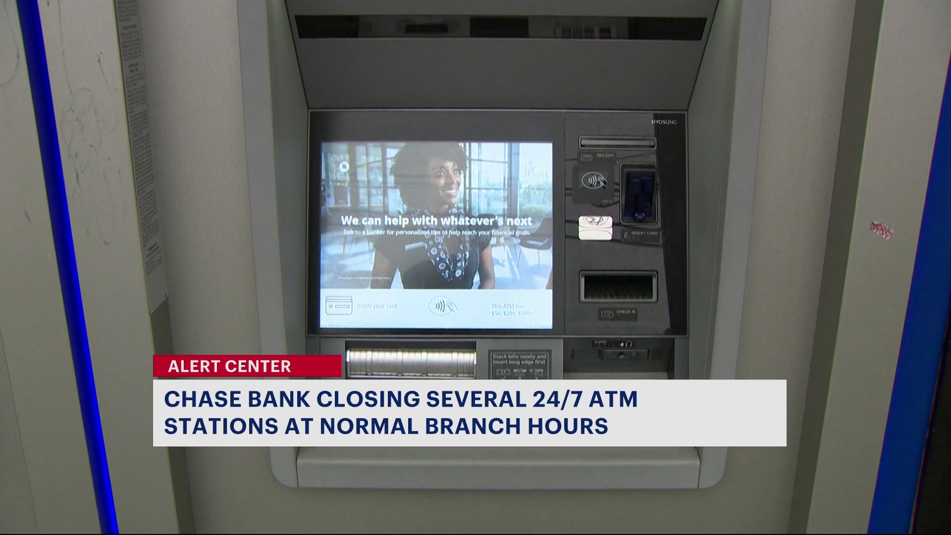Chase Bank: Several ATMs to close earlier due to rising crime