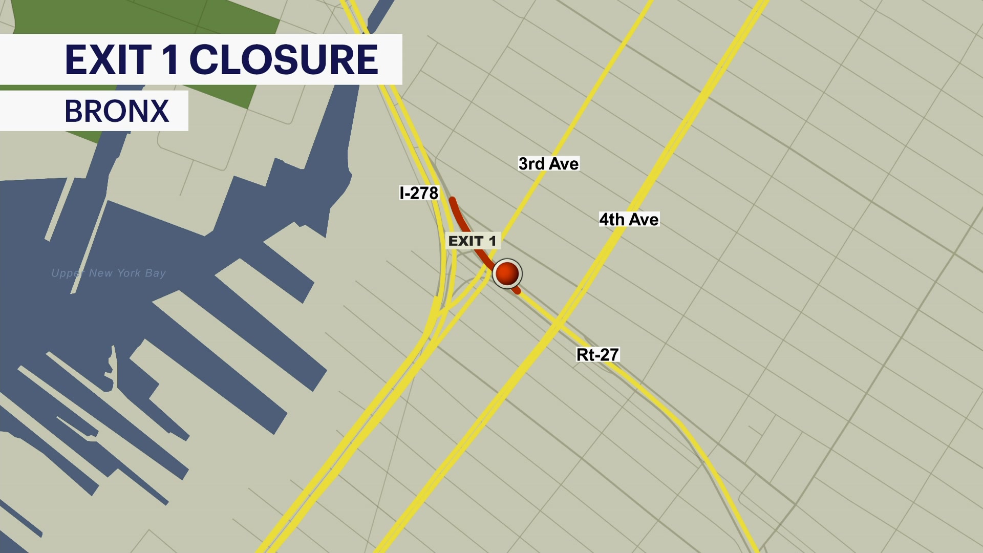 News 12 | Brooklyn | Traffic Alert Exit 1 Ramp To Gowanus Expressway To ...