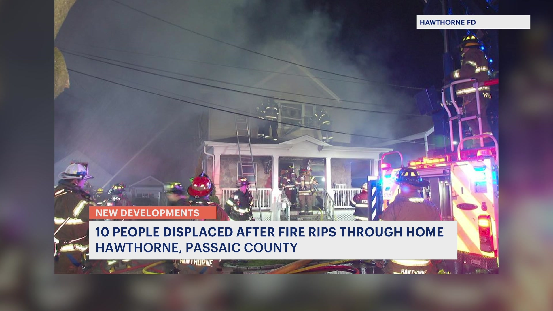 News 12 | New Jersey | Hawthorne Nj House Fire Causes Partial Roof ...