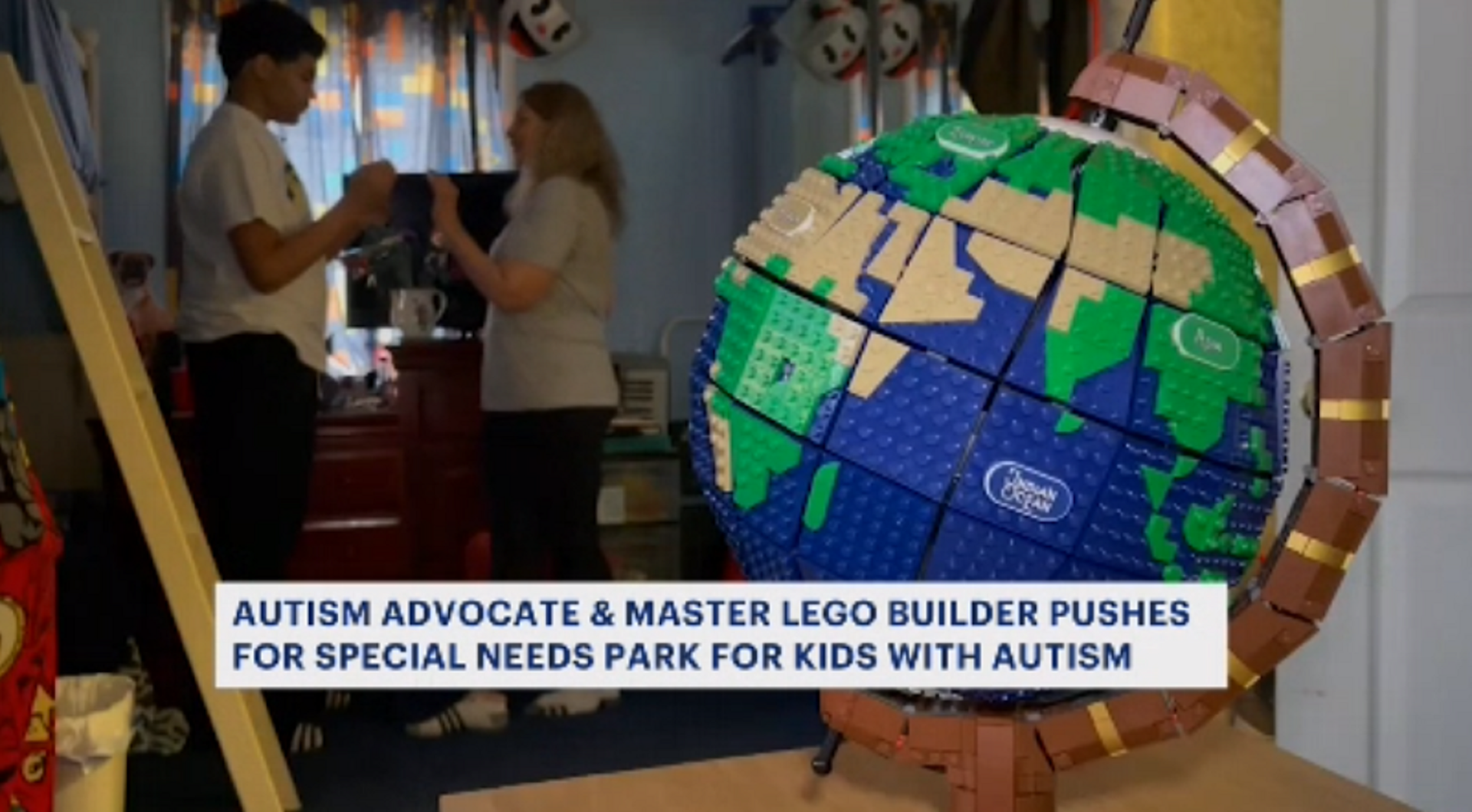 Teen with autism uses talent building Legos in hope to develop park in ...