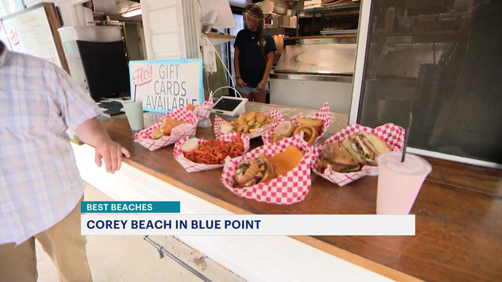 Best Beaches: We are at Corey Beach in Blue Point