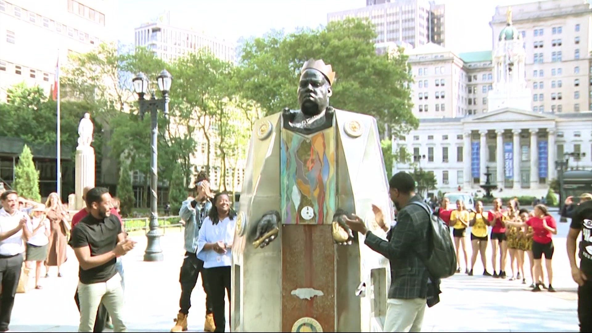 News 12 | The Bronx | Interactive sculpture in Downtown Brooklyn ...