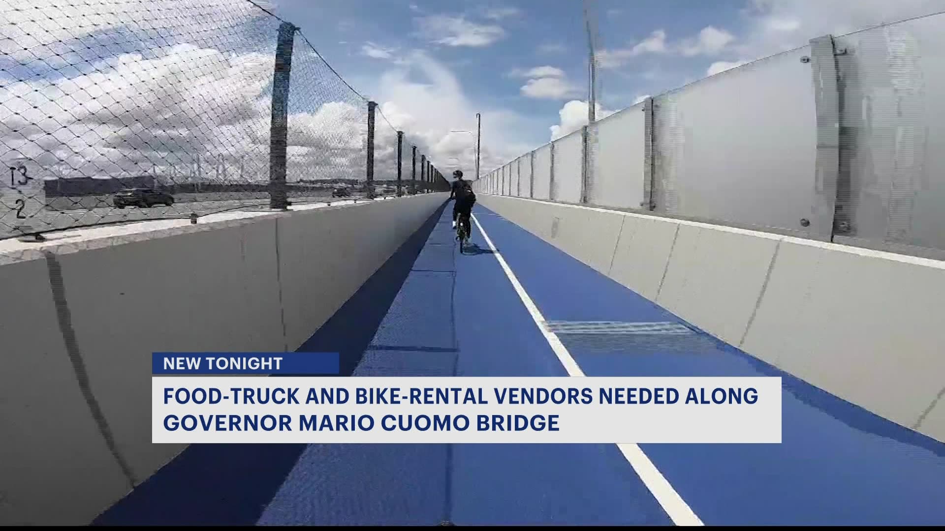 Gov. Mario Cuomo Bridge seeks vendors along bike/walking path