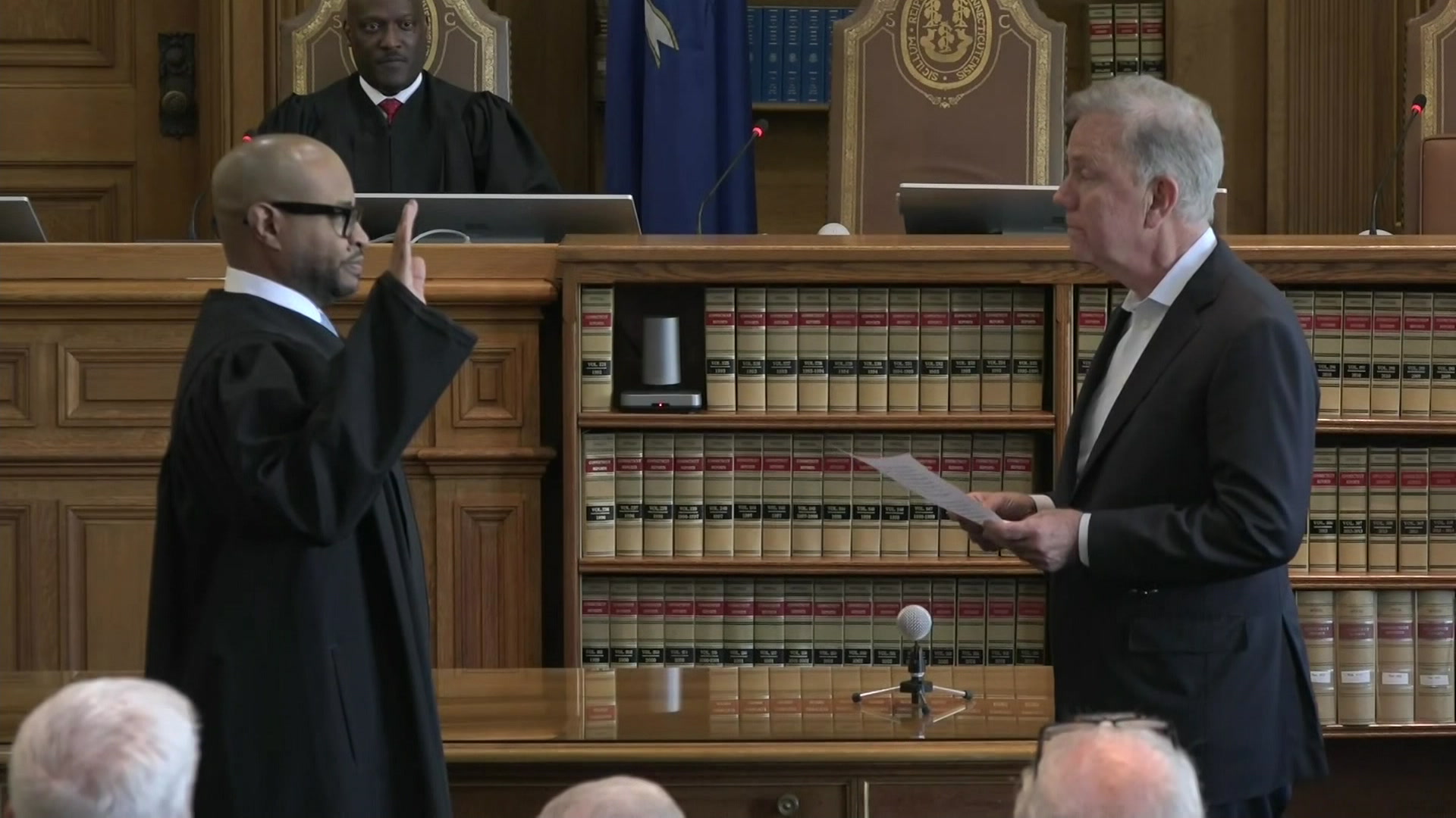 News 12 | Connecticut | Raheem Mullins sworn in as Connecticut Supreme ...