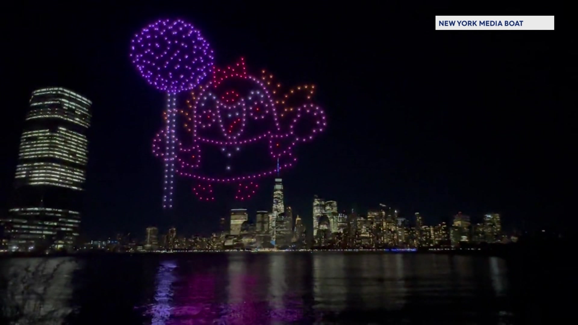 News 12 | Long Island | Dazzling drone display launches in Jersey City ...