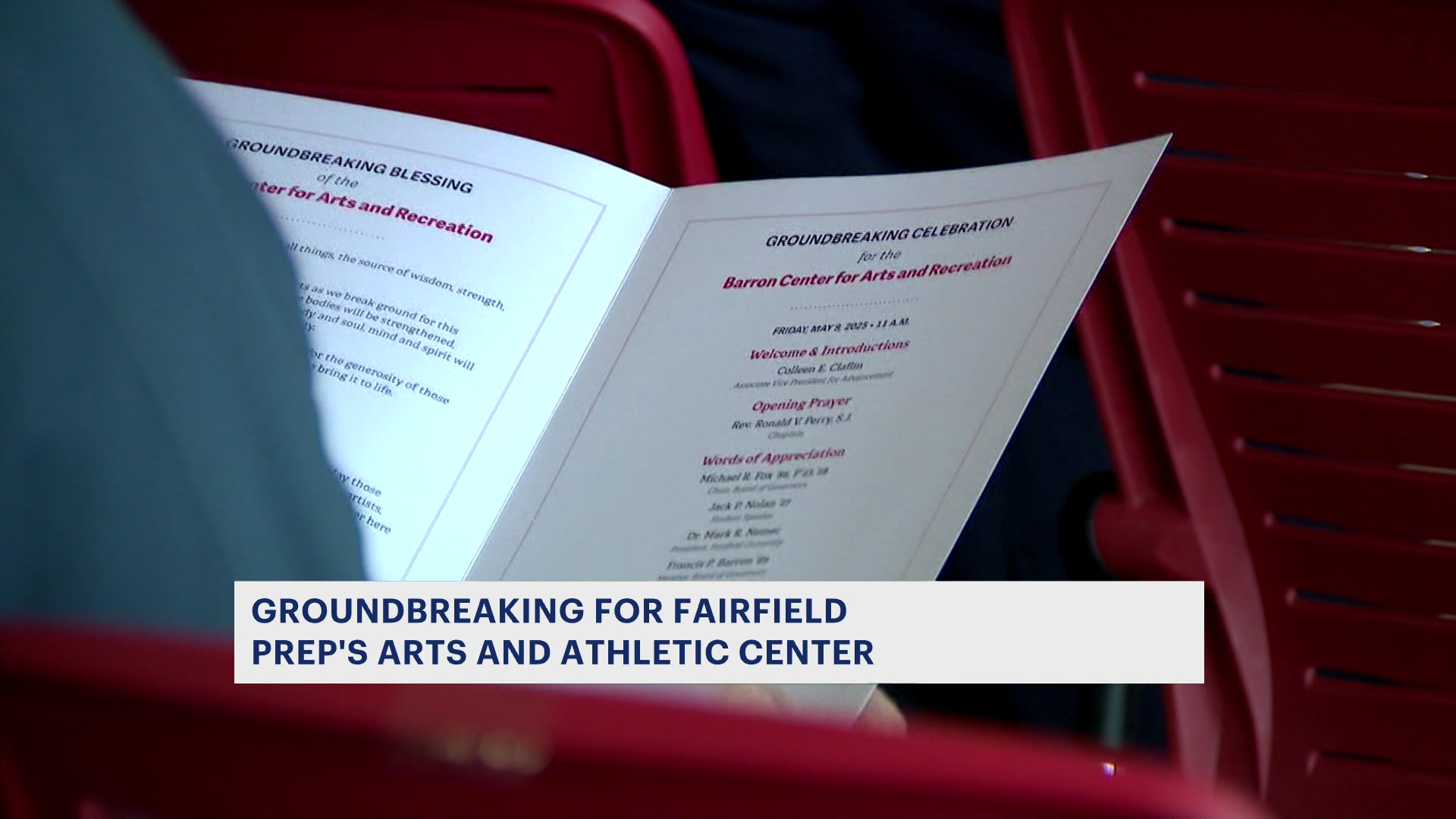 News 12 | Connecticut | Fairfield Prep Hosts Groundbreaking For New ...