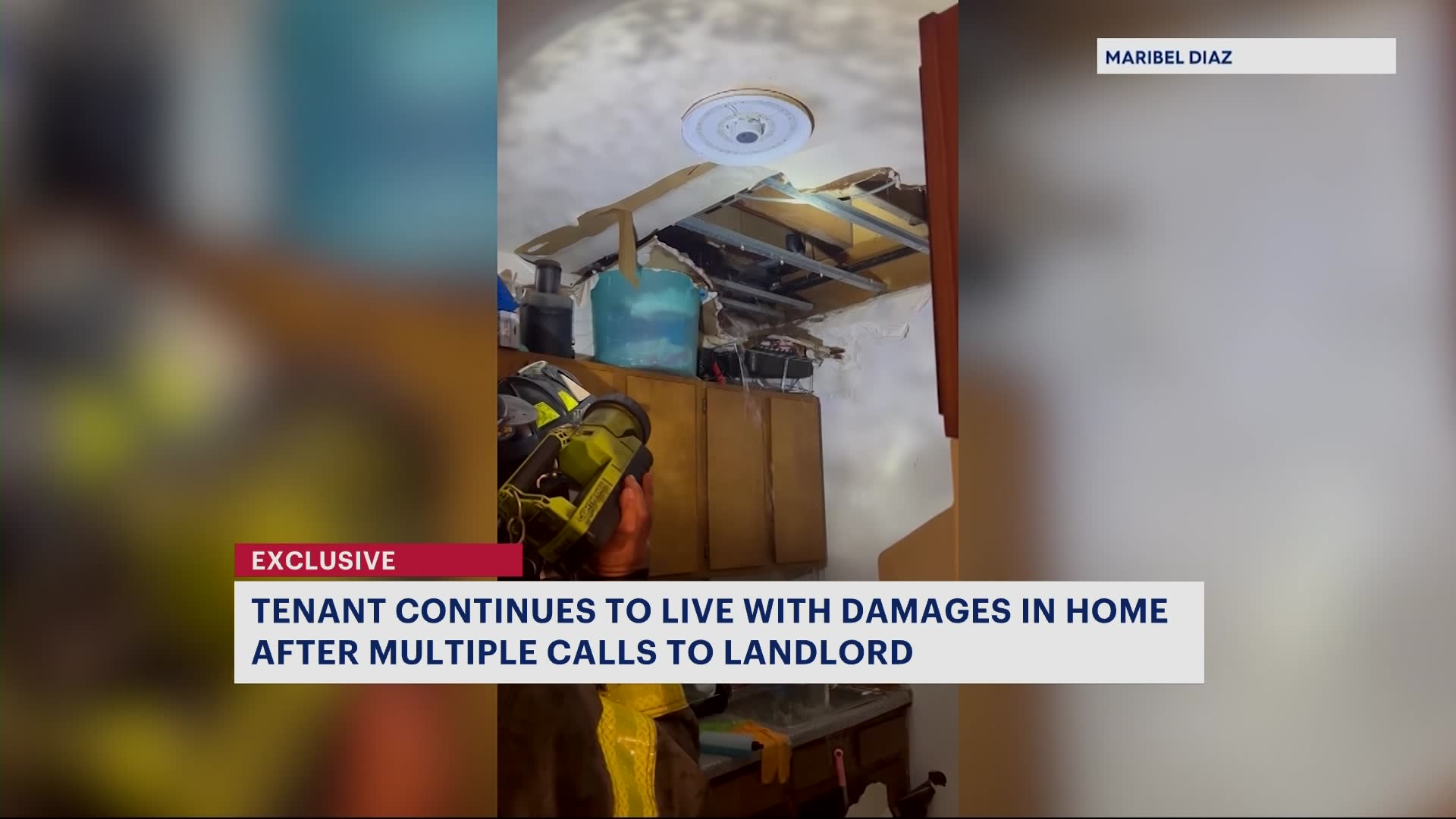 Bed-Stuy woman stuck with hole in kitchen ceiling, broken floors in her ...