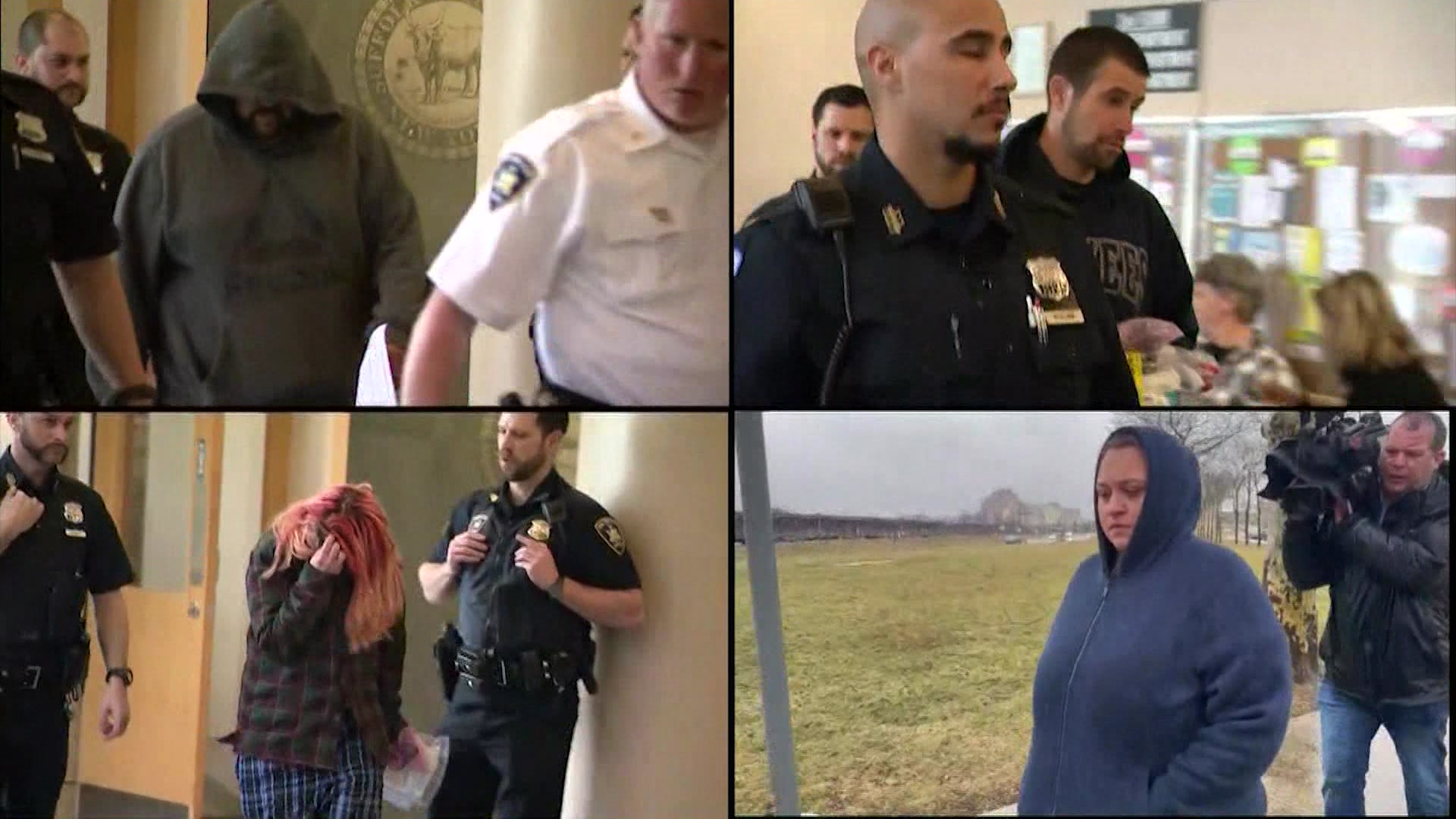 4 people charged in body parts case, all released with GPS monitoring