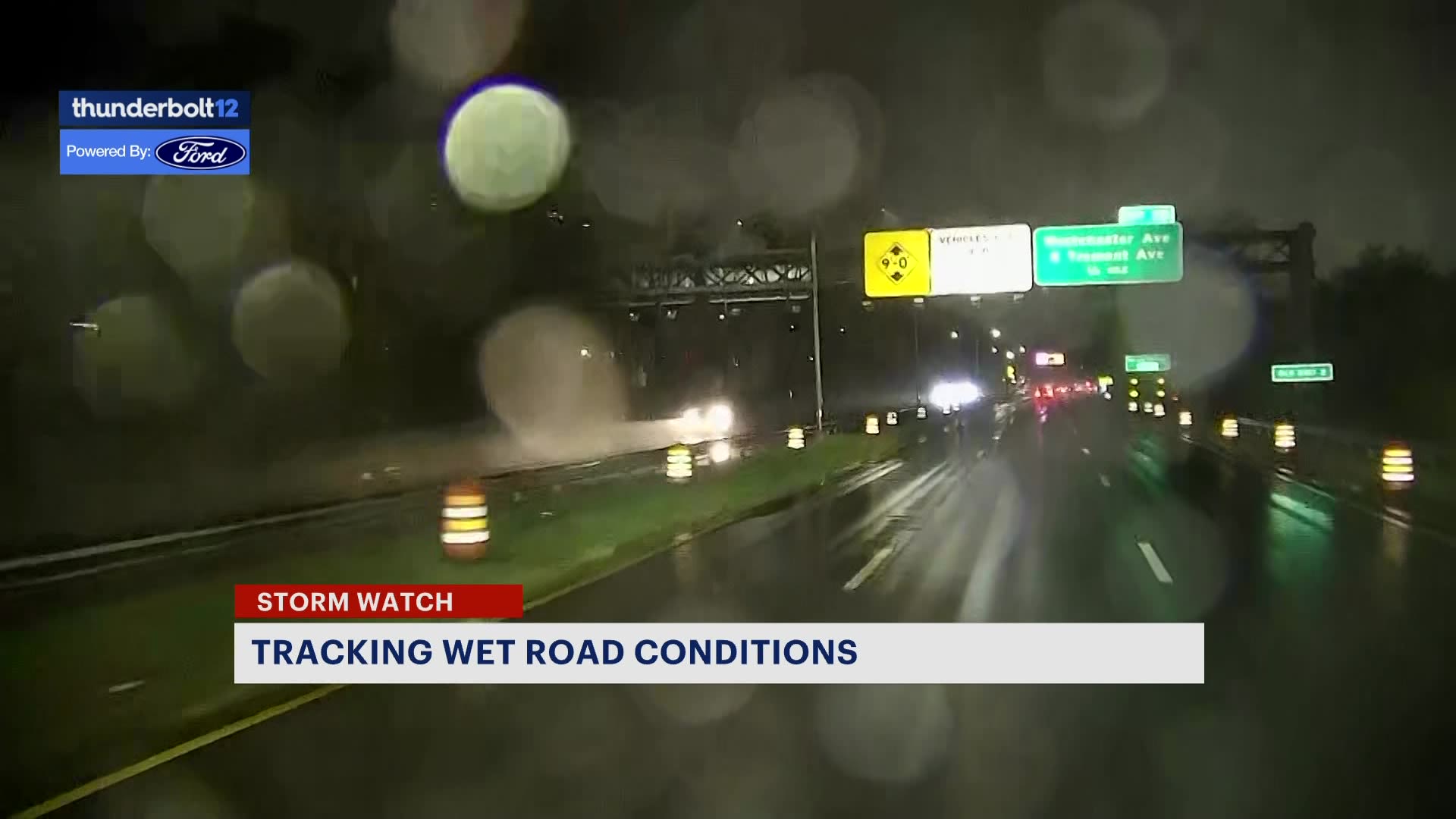 Thunderbolt 12: Monitoring the roads on the Bronx River Parkway as wet ...