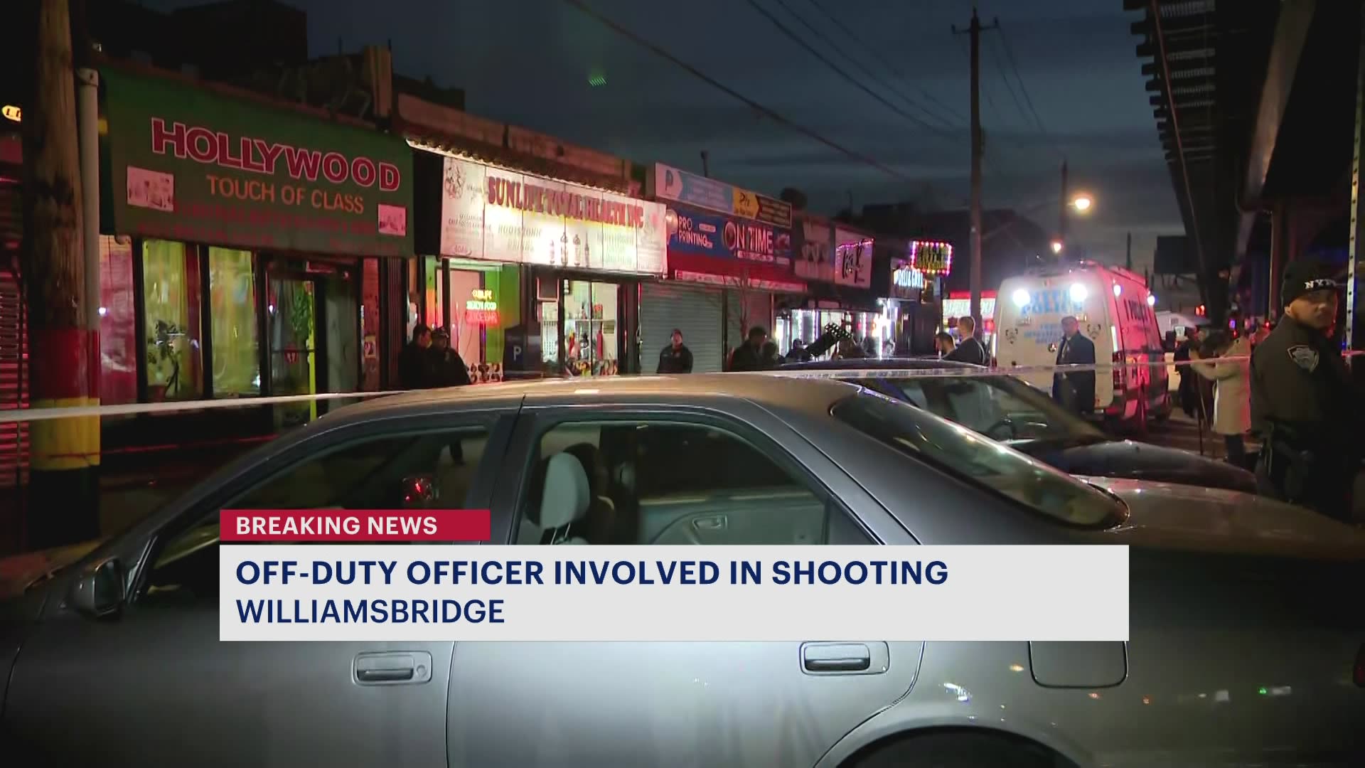 NYPD: Off-duty officer involved in shooting on White Plains Road