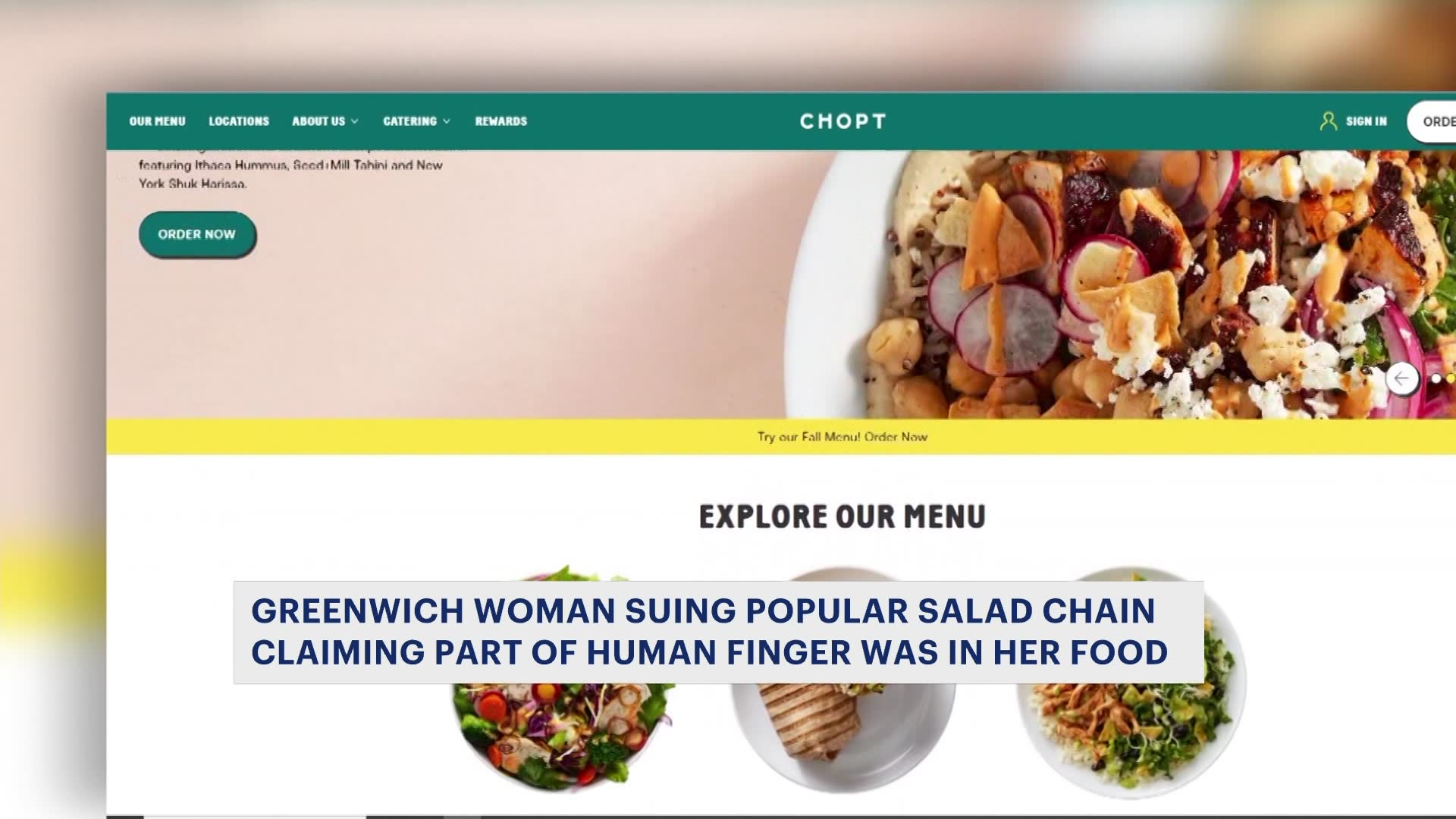 Connecticut woman sues Chopt over salad that she says contained a piece ...