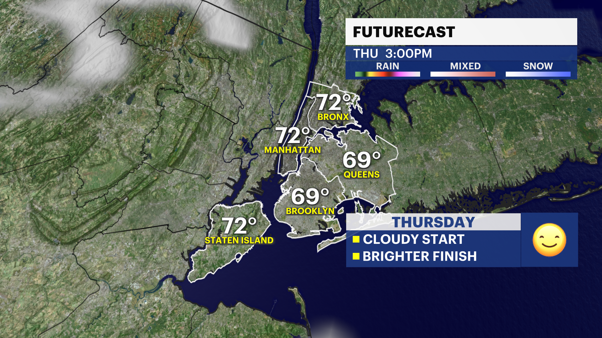 News 12 | Long Island | Warmer Weather Sticks End Of The Week Sunday ...