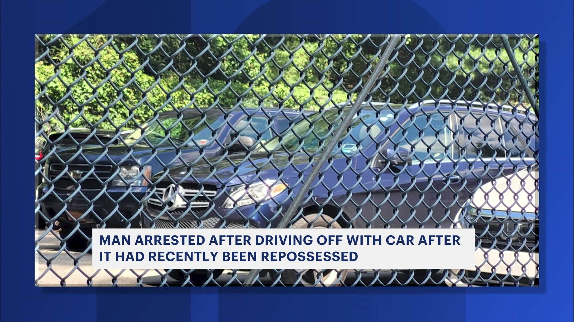 Connecticut man arrested for allegedly stealing his own repossessed car