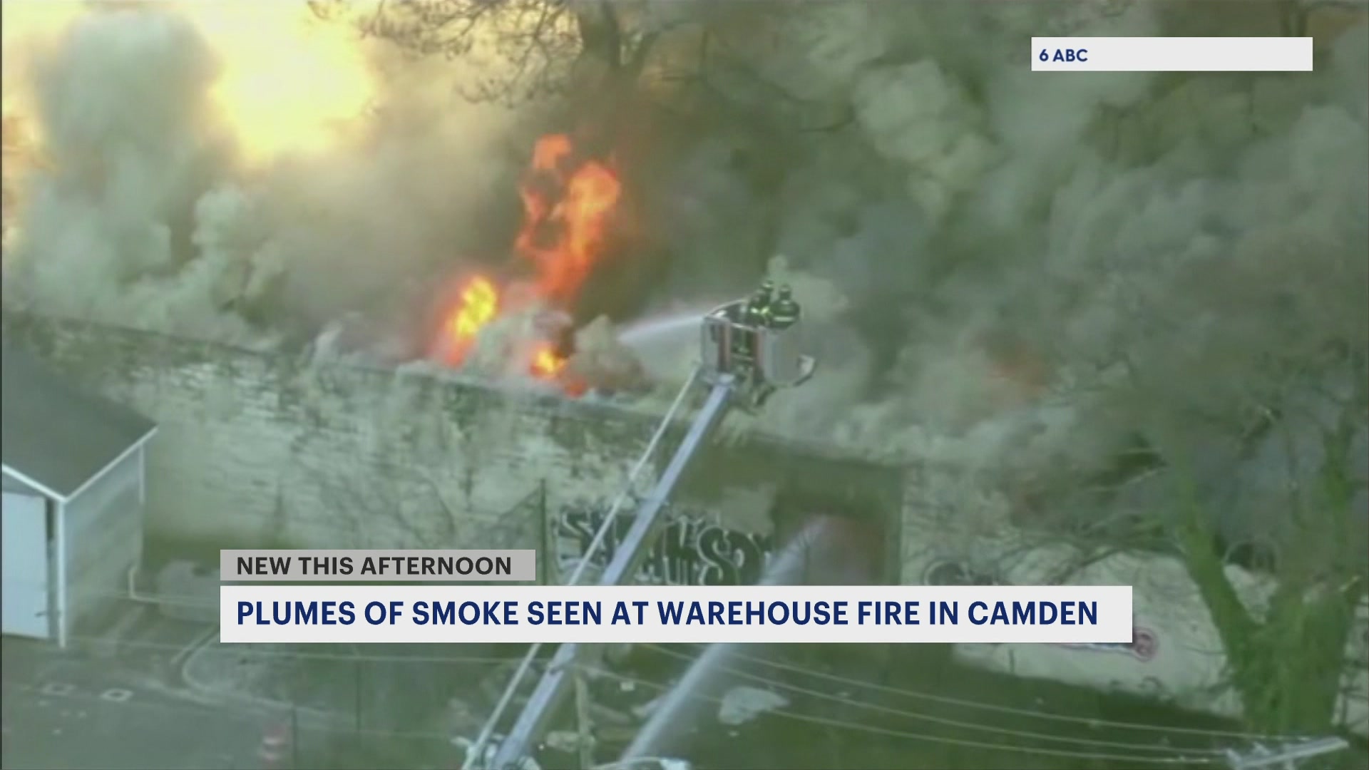 News 12 | New Jersey | Large Fire Sends Plumes Of Smoke From Abandoned ...