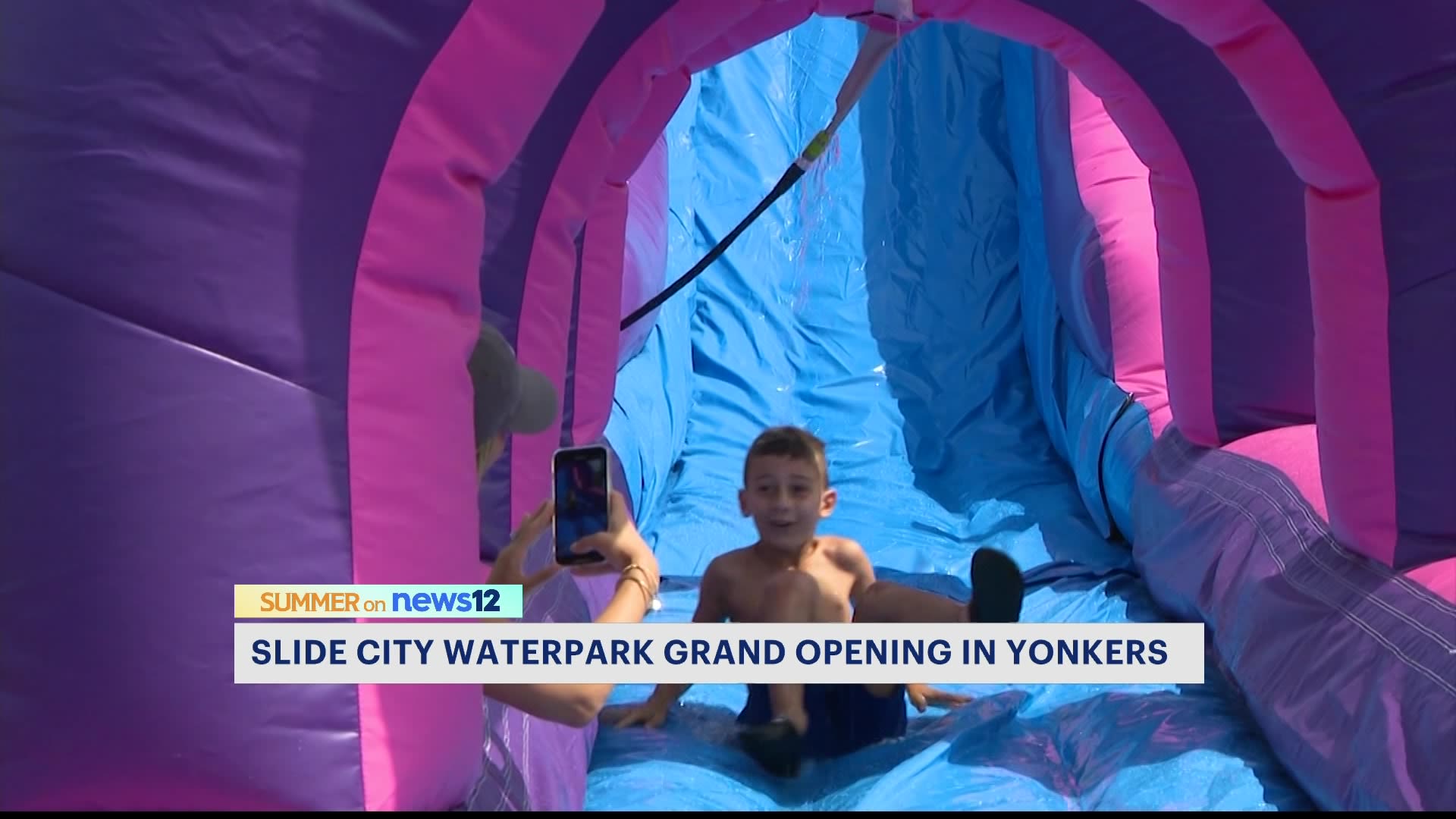 Slide City Waterpark opens at Cross County Center