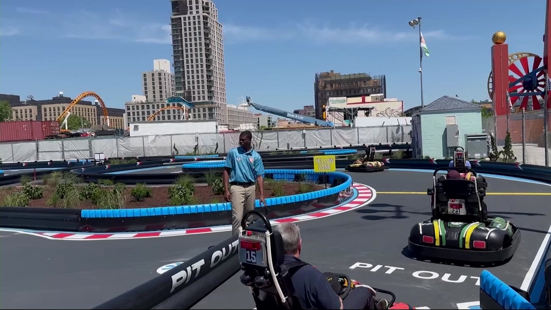 Luna Park kicks off Memorial Day weekend with new go-kart attraction 'Electric Eden Raceway'