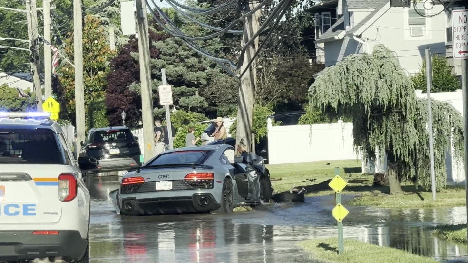 Nassau police: Oceanside street flooded due to fire hydrant damage in 2 ...