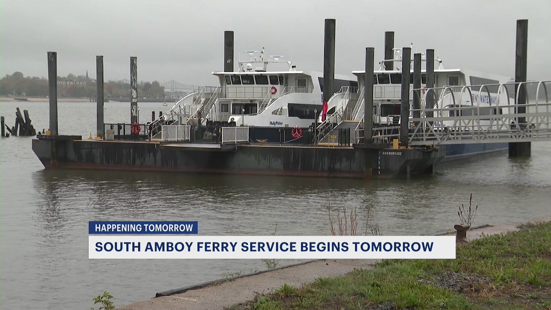 News 12 | New Jersey | New ferry service from South Amboy to NYC set to ...