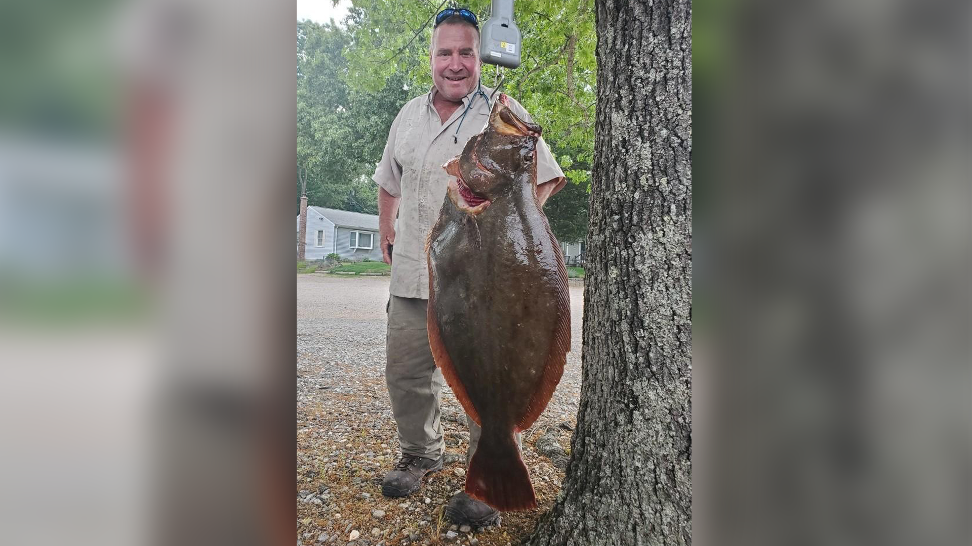 Connecticut man breaks state record after landing 15-pound flounder