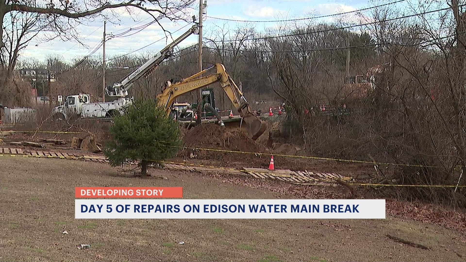 Edison residents face fifth day without water due to persistent main break