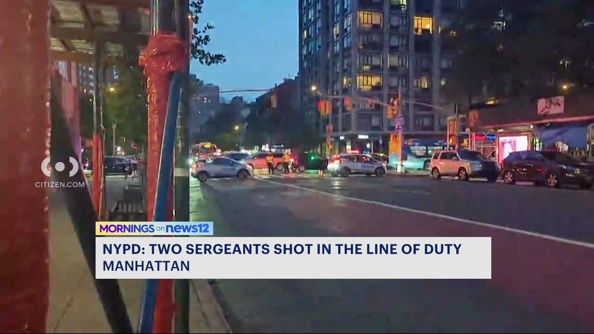 News 12 | Long Island | NYPD: 2 sergeants shot in the line of duty