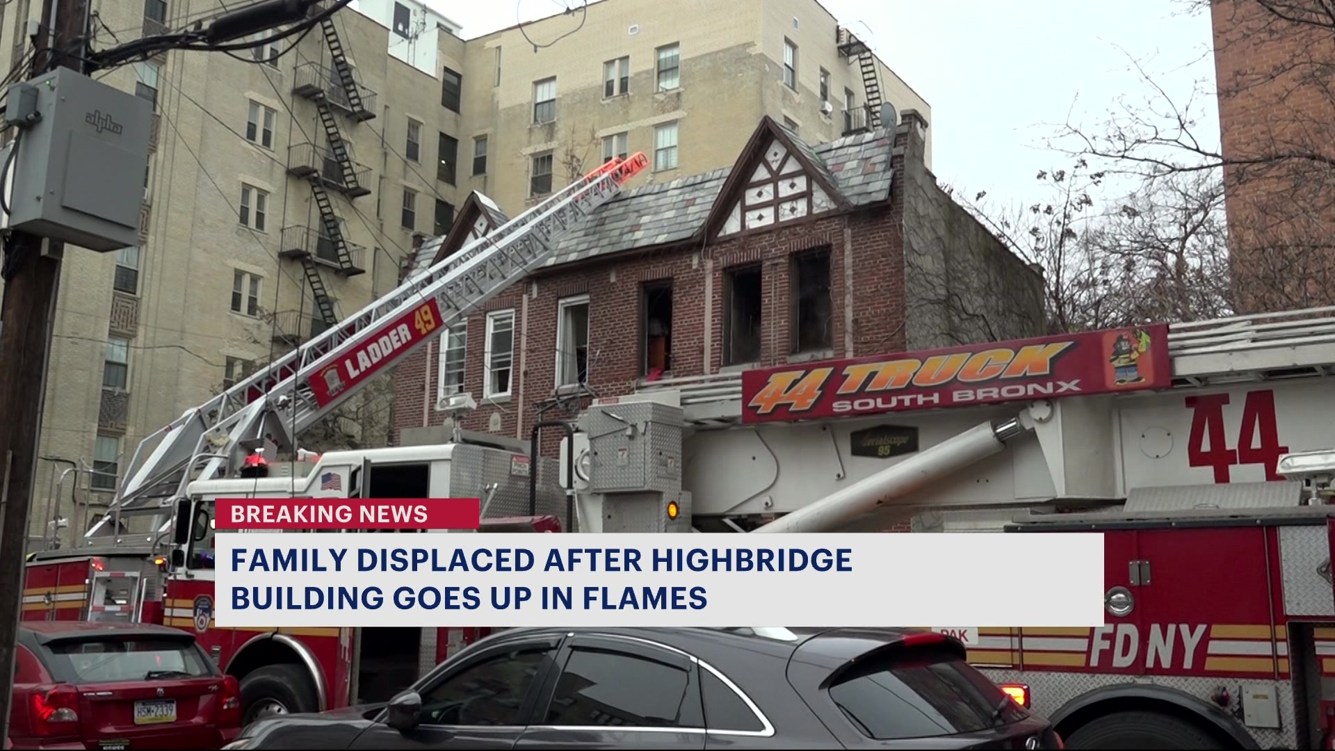 Family displaced by early morning fire at Highbridge home