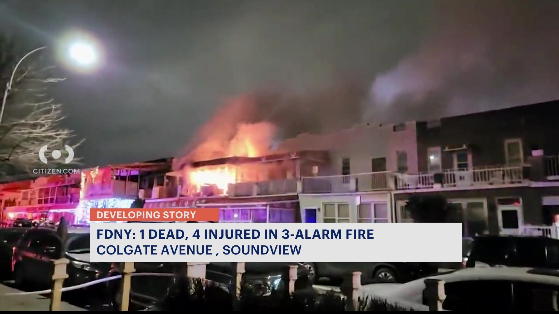 News 12 | Bronx | Fdny Colgate Avenue Fire Claims 1 Life Injures 2 ...