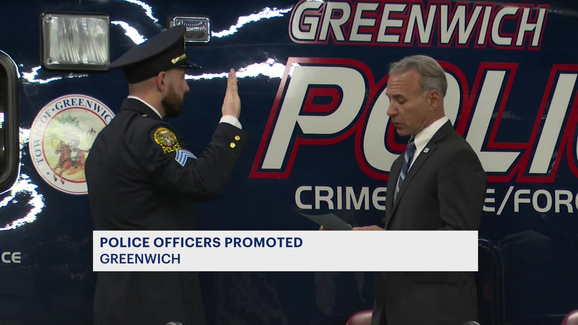News 12 | New Jersey | Greenwich Police Department Promotes 4 Officers