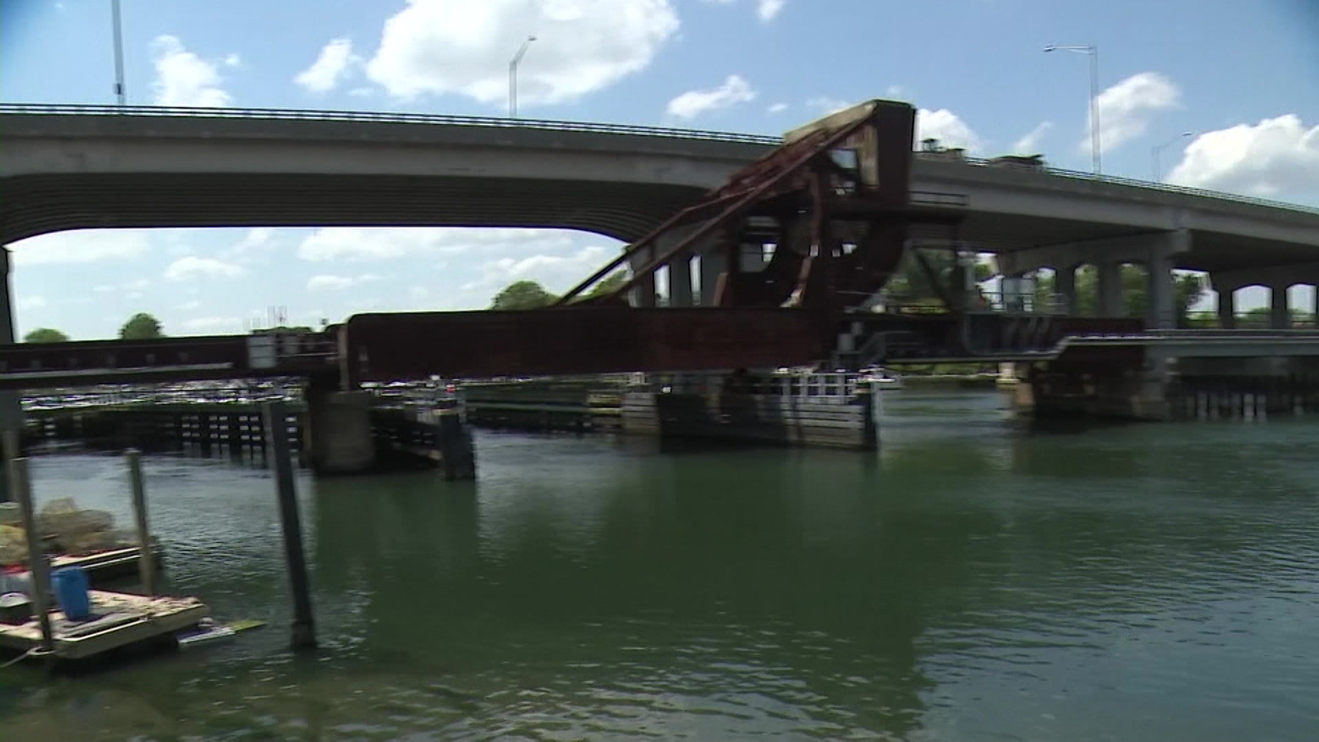 News 12 | Bronx | Shark River Train Bridge In Belmar Temporarily Locked ...