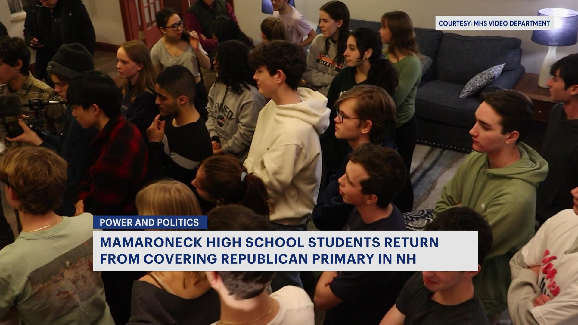 News 12 | Bronx | Mamaroneck High School Students Return From Covering ...