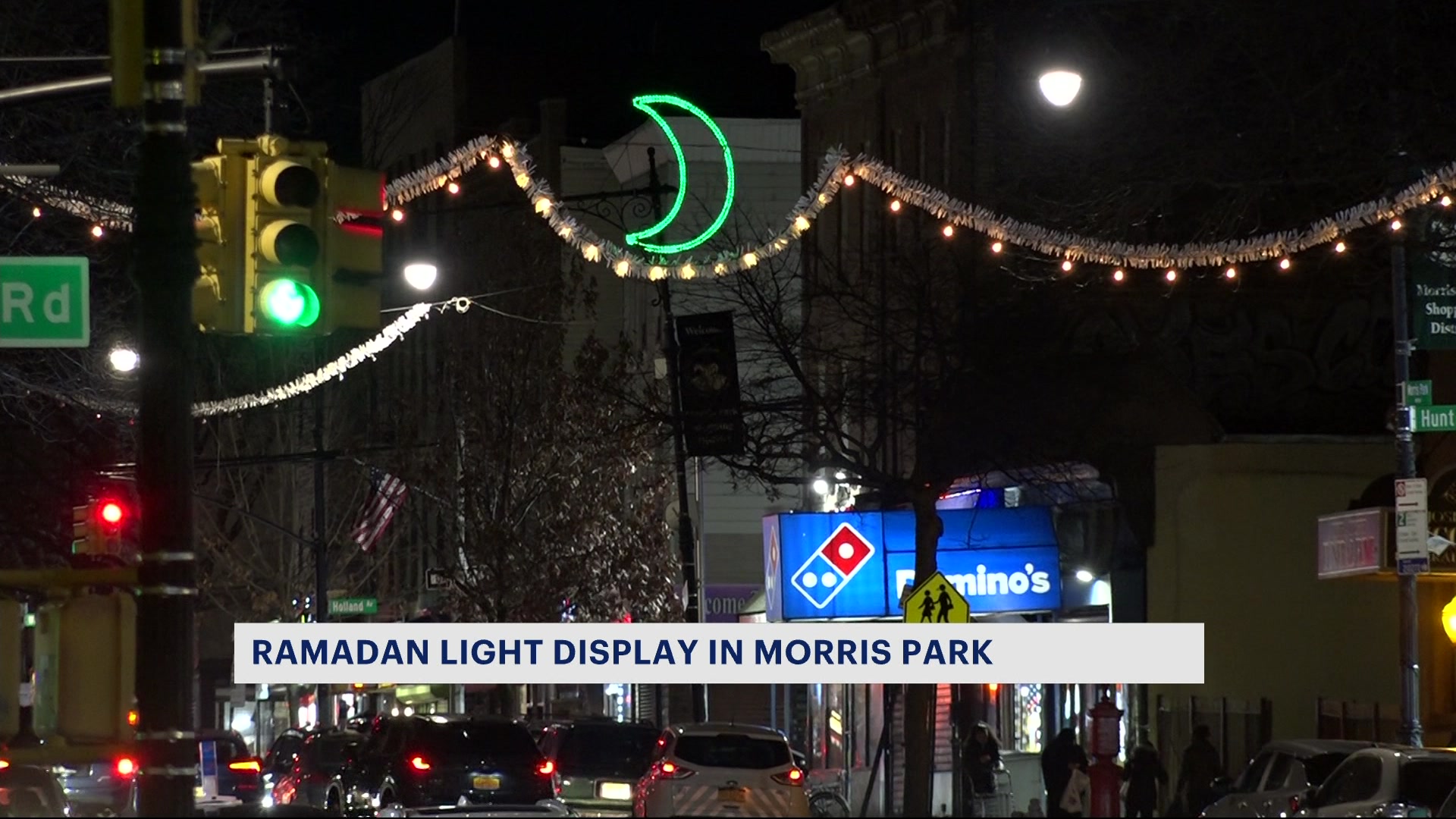 Lights installed in Morris Park to honor start of Ramadan