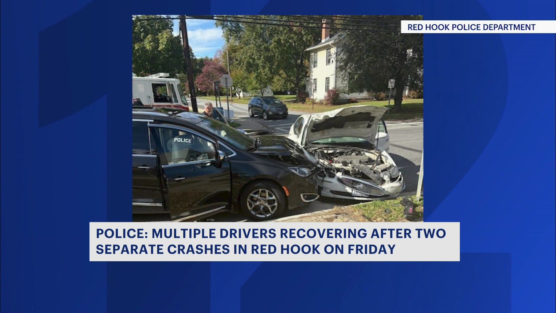 Multiple drivers injured in 2 Red Hook crashes